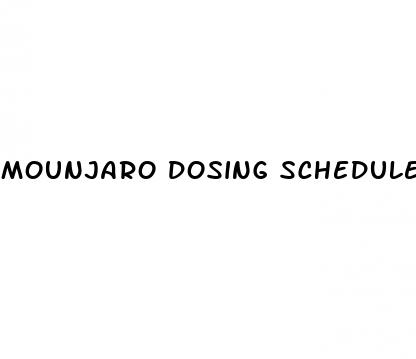 Mounjaro Dosing Schedule For Weight Loss - ﻿Cultura Y Desarrollo